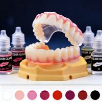 China Gum Color Matching For Dental Prosthetics Light Cured Gum Shades Set With Excellent Mechanical Strength For Precise Dental Restoration for sale