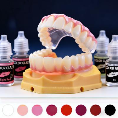 China Gum Color Matching For Dental Prosthetics Light Cured Gum Shades Set With Excellent Mechanical Strength For Precise Dental Restoration for sale
