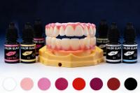 China 20 Number Of Shades Dental Lab Gum Shades Set Made In Comprehensive Color Range For Accurate Dental Restoration Matching for sale