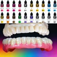 China Highly Adaptable To Dentition Gum Shades Set Includes 20 Shades Compatible With Bridges Suitable For Dental Applications for sale