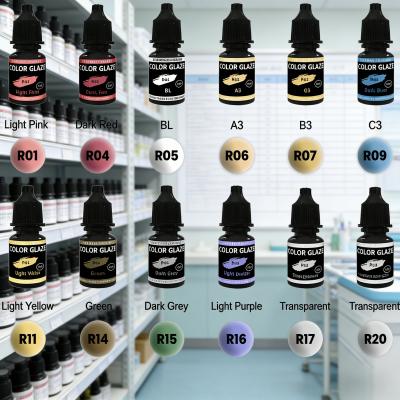 China Flow Properties Yes Gingival Shades Set Including Base Color Blocking Optimized for Precise Gum Tissue Color Replication for sale
