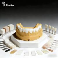 China Water Absorption Rate 0.5 to 0.75 Percent Temporary Veneer Ensuring Bending Strength 166 to 188 Mpa Suitable for Temporary Aesthetic Restoration for sale
