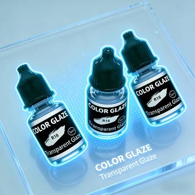 China Clear Transparent Glaze Providing Coverage Approximately 100 Ml Per 1 Square Foot and Fast Drying Time 30 Seconds Ensuring Durable Finish for sale
