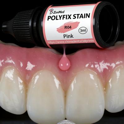 China Dental Resin Stains UV-curable dental staining liquid oily base offering smooth texture and curing for dental professionals for sale