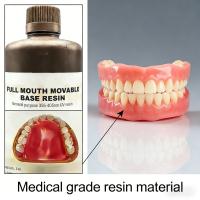 China Bending Strength 145Mpa Full Mouth Movable Base Resin Offering Biocompatibility and Minimal Shrinkagerate Ideal for Dental Restoration for sale