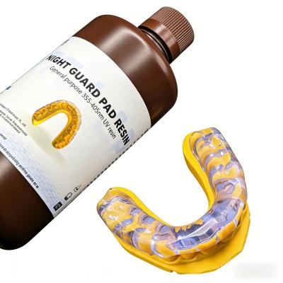 China Breaking elongation rate 60-80 percent soft splint rein 3D printed occlusal guards engineered for comfortable dental fit for sale
