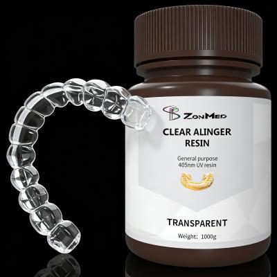 China Cool storage condition aligner clear resin offering above average elongation at break designed for professional dental aligner for sale