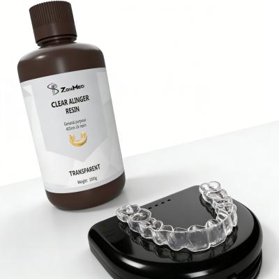 China 12 Months Shelf Life Clear Aligner Resin Featuring High Tensile Strength and Low Shrinkage Rate Suitable for Orthodontic for sale