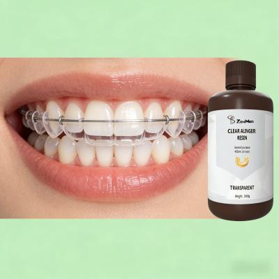 China Transparent clear aligner resin cool storage condition and low shrinkage rate combined for effective dental applications for sale
