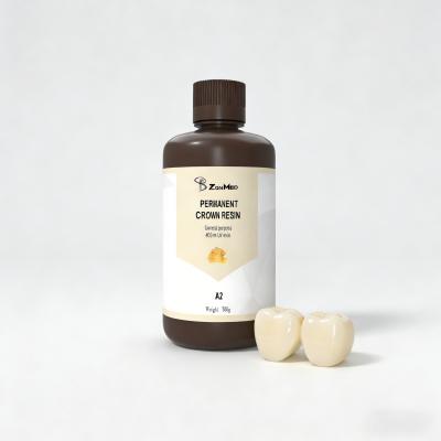 China Permanent Crown Bridge Resin Offering No Flexibility and 3 Years Shelf Life Perfect for Stable Permanent Crown Resin Dental for sale