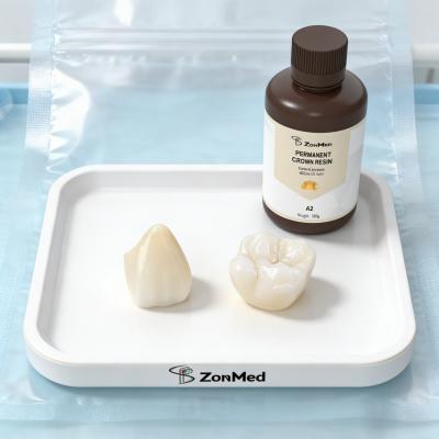 China 500Ml Permanent Crown Resin Resin for Dental Applications Featuring 3 Years Shelf Life and No Flexibility Characteristics for sale