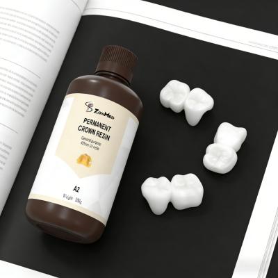 China Resin Permanent Crown Resin BL A2 A3.5 A1 A3 Shelf Life 3 Years Suitable Resin for Professional Dental Crown Applications for sale