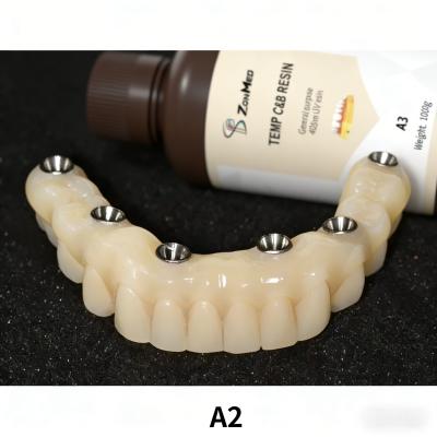 China 2-3 Minutes Workingtime Temp C B Resin Interim Dental Crown 3D Resin Designed For Accurate Temporary Dental Restorations for sale