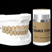 China Natural Finish Ceramix Stain Compatible With Various Dental Ceramics Featuring Mixability To Create Custom Shades For Versatile for sale
