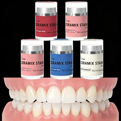 China Can Be Mixed To Create Custom Shades Clear Dental Glaze Powder No Fluorescence Ceramic Stain Perfect For Professional Dental for sale