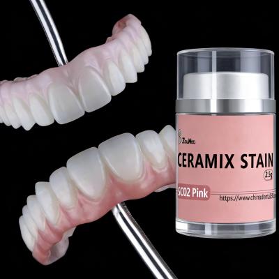 China Ceramic Stain Brush Application Dental Ceramic Glaze Without Phosphor Ideal For Creating Smooth And Natural Dental Prosthetics for sale