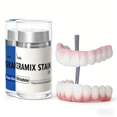 China Compatible With Various Dental Ceramics Zirconia Low Firing Glaze Non Fluorescent Featuring Multiple Shades For Versatile for sale