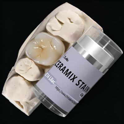 China Brush Application dental low-fusing glaze no phosphor ceramic stain formulated to deliver consistent color and superior glaze effects for sale