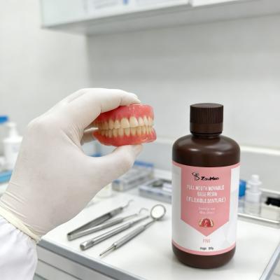 China Shore D 88 Full Mouth Movable Base Resin Denture Base Resin Suitable for Precision Dental Prosthetics and Long Lasting for sale