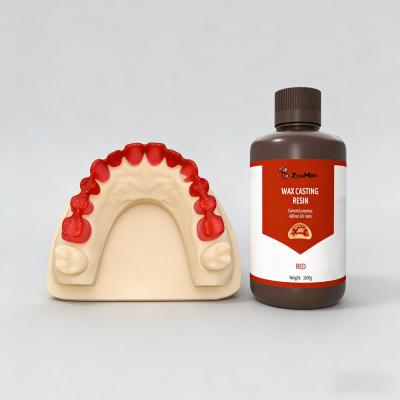 China Clear Wax Casting Resin Offering 60s Curing Time Compatible with Light-curing 3D Printers Ideal for Jewelry Model Making and Casting for sale