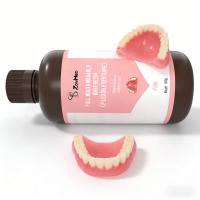 China Liquid form 3D printed denture resin Shore D 88 hardness designed for professional dental labs producing custom dentures for sale
