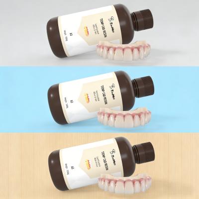 China Notch Impact Strength 40.5 to 60.5 3D Printing Temporary Crown Resin Perfect Choice for Trial Crown and Bridge Restorations Consistent Performance for sale
