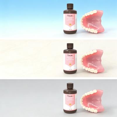 China Low Waterabsorption Full Mouth Movable Base Resin Featuring Light Cured Technology and Minimal Shrinkagerate for Dental for sale