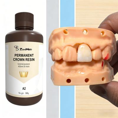 China Bending Modulus 6500 Mpa Permanent Crown Resin Shades BL A2 A3 5 A1 A3 Ideal for Long Lasting Dental Crowns and Bridges for sale
