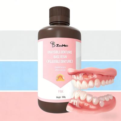 China Biocompatibility Yes Full Mouth Movable Base Resin Acrylic Denture Base Suitable for Dental Applications and Prosthetics for sale