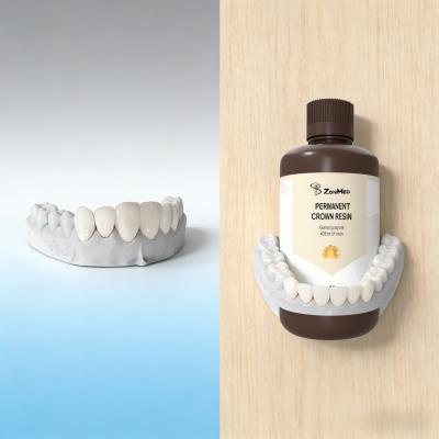 China 500Ml Permanent Crown Resin Flexible Permanent Crown Bridge Resin Ideal for Durable Dental Restorations and Long Lasting for sale