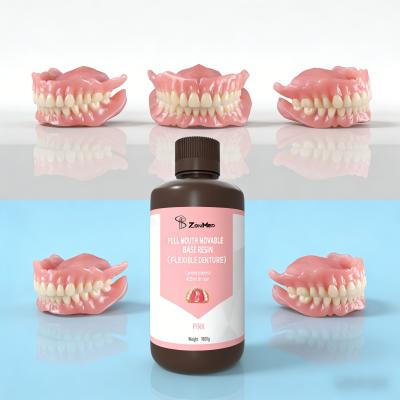 China Liquid Full Mouth Movable Base Resin Offering High Hardness and High Durability Designed for Dental Restoration Procedures for sale