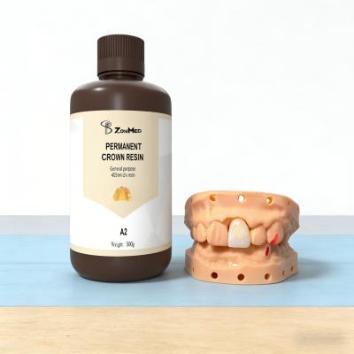 China Permanent Crown Bridge Resin Offering Shelf Life 3 Years and No Flexibility Permanent Crown Resin for Dental Prosthetics for sale