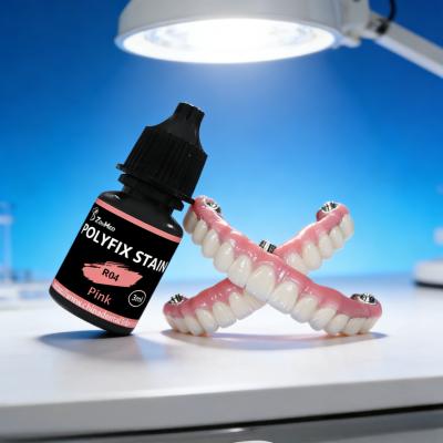 China 20 Colors PolyFix Stain Dental Resin Stains Set Number Of Pieces 20 Ideal For Precise Color Matching And Durable Results for sale