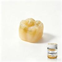 China Multiple Shades non fluorescent dental low temp glaze dental ceramics coloring optimized for in dental restoration workflows for sale