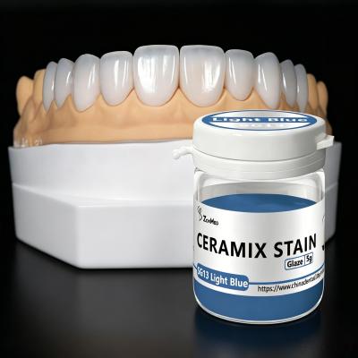China Aesthetic Finish Dental Low Fusing Glaze No Phosphor Ideal For Precise Dental Restoration And Durable Surface Protection for sale