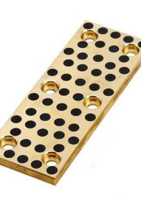 China SOLP Self Lubricating Bearings Bronze Type Sliding Plate Thickness 10mm for sale