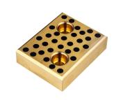 China SNW010203 Self Lubricating Bearings , Brass Bushing Material NAAMS Slider Plate for sale