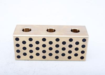 China Cam Slider Plate VG2 Self Lubricating Bearings Copper Alloy Graphite Pluged for sale