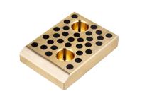 China RWPW Brass Self Lubricating PSA Standard Wear Plate Customized Drawings for sale