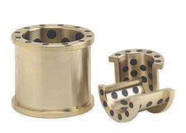 China SOBBD Bronze Split Type Solid Lubricant Bearings Cast 50SP2 Guide Bushing for sale