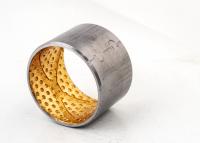 China ISO 3547 Bimetal Bearing Bushes JF805 Wrapped Bronze  With X Type Oil Groove for sale