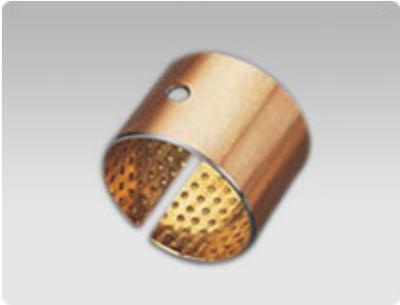 China INW-720 Wrapped Bronze Bimetal Bearings CuPb24Sn4 DIN1494 Standard Type for sale