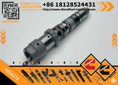 China Construction Machinery Diesel Engine Fuel Injector 4954374 for Cu-mmins QSK60 Engine for sale