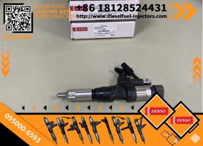 China New Original Fuel Injector 095000-6593 23670-E0010 23670E0010 High-Speed Steel Engine Parts for sale
