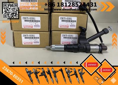 China Diesel Fuel Injector 095000-7172 23670-E0370 095000-5215 23670-E0351 Common Rail Injector Stainless Steel for Engine Replacement for sale