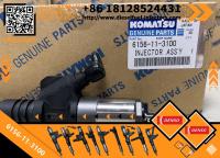 China 095000-1211 New Diesel Fuel Injector 6156-11-3100 for Komatsu Excavator Pc400-7 Pc450-7 6156-11-3300 6156-11-3301 for sale
