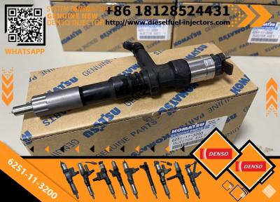 China New Diesel Nozzle Fuel Injector 095000-6640 6251-11-3200 6251-11-3201for KOMATSU SAA6D125E-5C/5D Engine for sale