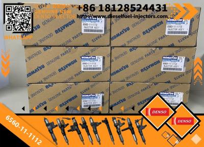 China Original Brand Common Rail Fuel Injector Nozzle 6560-11-1114 6560-11-1112 6560-11-1113 for PC1250 D375 H465-7 Engine 6D170 for sale