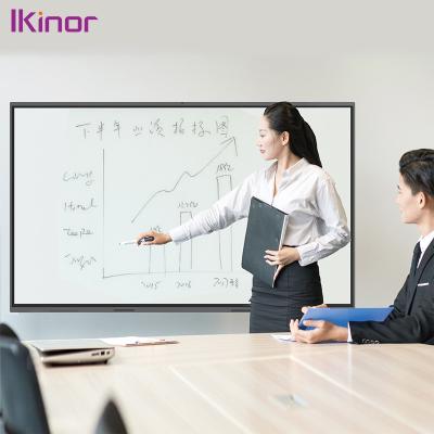 China Ikinor 65 Inch Interactive Flat Panel Touch Screen Smart Whiteboard for Conference Room Android 11 for sale