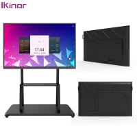 China 86 Inch UHD 4K Interactive Flat Panel 20 Touch Point Classroom Whiteboard for sale